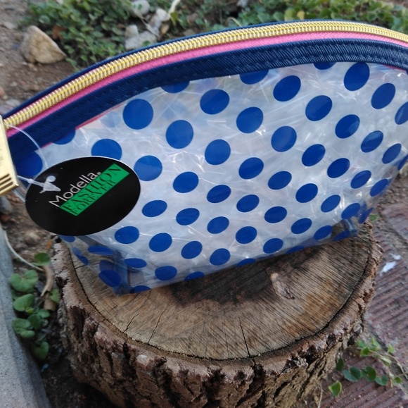 Modella | Bags | Modella Clear Polka Dot Clutch | Poshmark